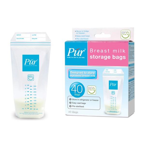 ถุงเก็บน้ำนม Pur Breast milk Storage Bags | Shopee Thailand