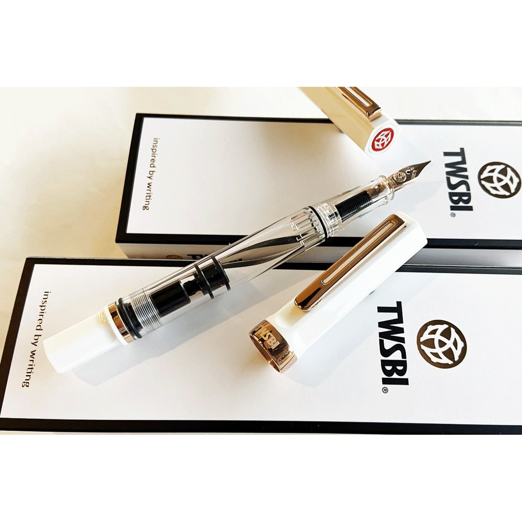 ปากกาหมึกซึม TWSBI ECO WHITE ROSEGOLD | Shopee Thailand