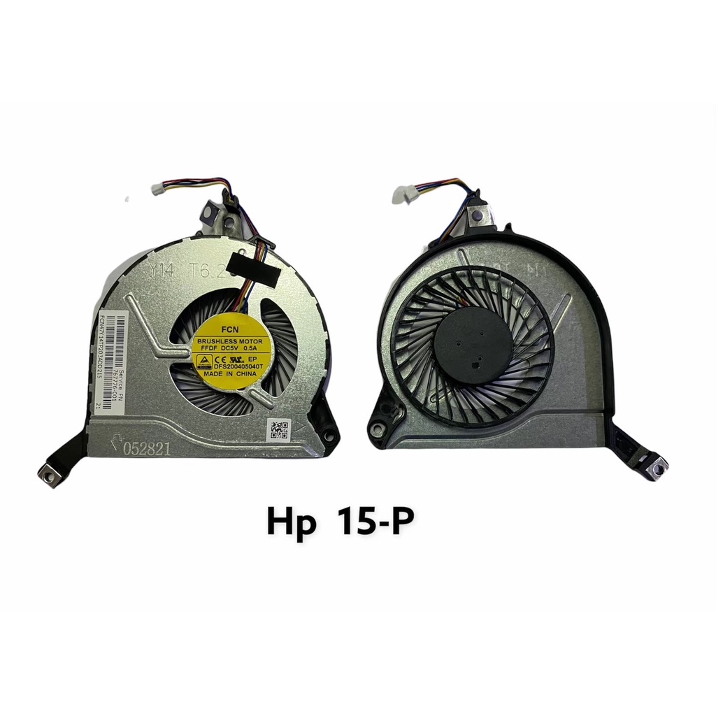 พัดลมโน้ตบุ้ค HP Pavilion 15-P 15T-P 15Z-P 15-P000 Series 15-P010DX 15 ...