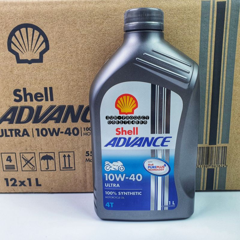 SHELL ADVANCE ULTRA ( เชลล์ แอ๊ดว้านซ์ อัลตร้า ) 10W-40 น้ำมันเครื่อง ...
