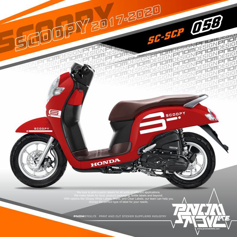 สติ๊กเกอร์ตัด Striping Simple Concept 2017 2018 2019 2020 2021 2022 SC ...