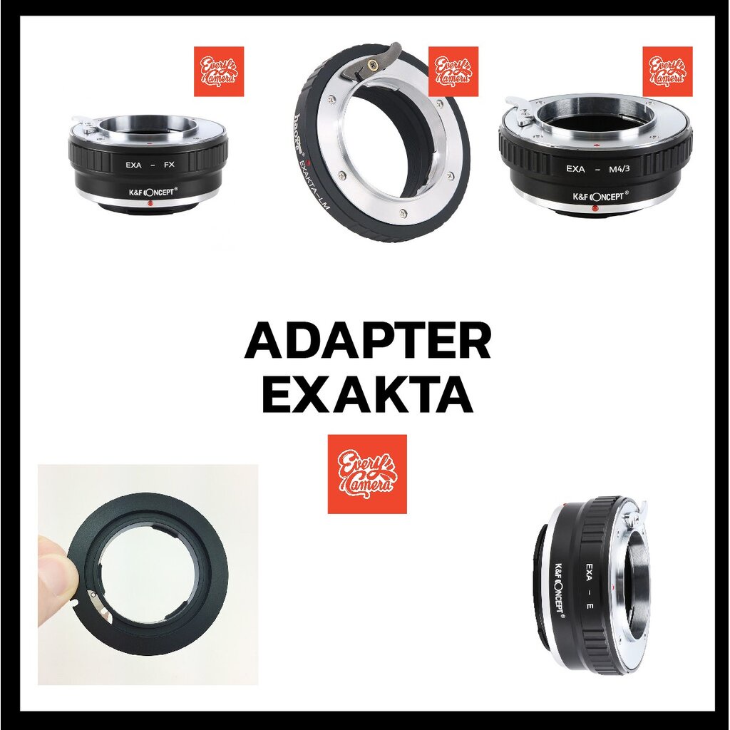 Exakta Lenses to to Sony E m4/3 fuji leicam l Lens Mount Adapter K&F ...