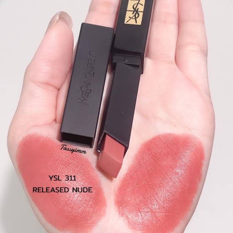 💄พร้อมส่ง ลิป YSL รุ่นแบมแบม Slim เบอร์ 311 | Shopee Thailand