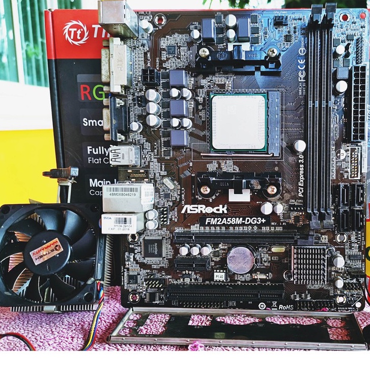 ชุดเซ็ต CPU+MB AMD A6-5400K 3.6G 2C/2T [ FM2 ] + FM2A58M-DG3+ [ FM2 ...