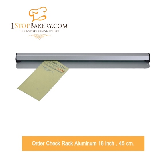 Order Check Rack Aluminum 18 inch , 45 cm. / อุปกรณ์เสียบออเดอร์ ...