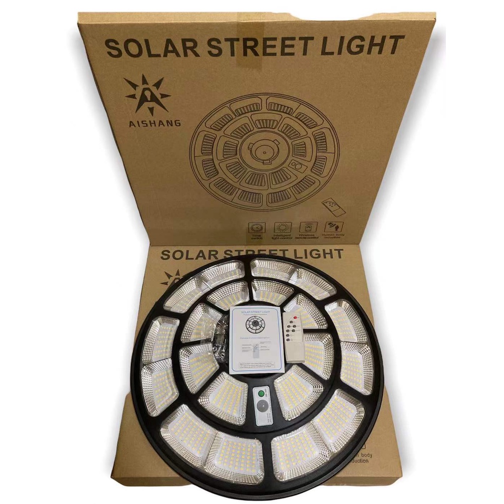 ของแท้ โปรแรง** UFO1000w-40000w ใหญ่สุด 55cmSolar Cell โคมไฟถนนโซล่าเซลล์ UFO Square Light ไฟถนน ...