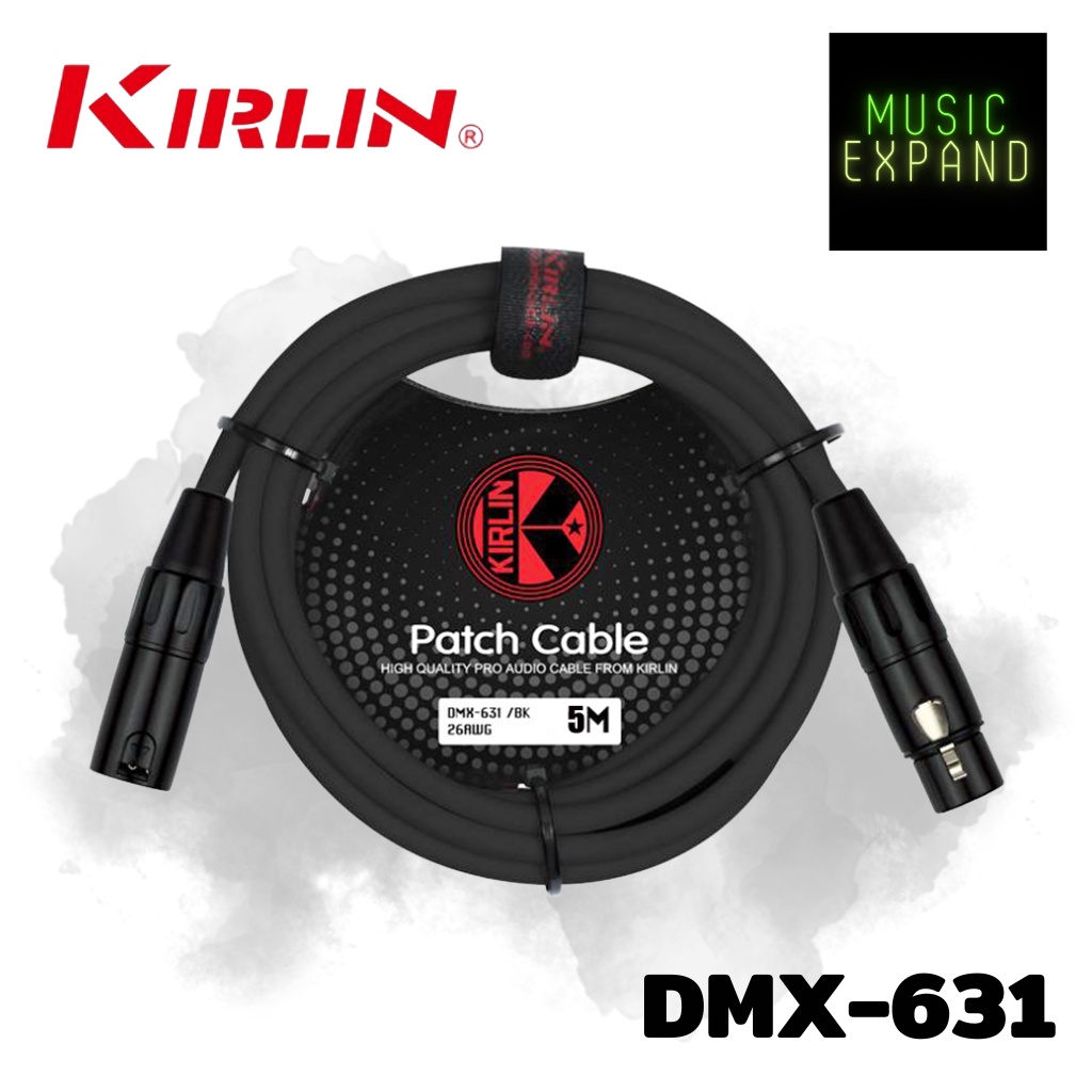 สาย KIRLIN DMX-631 Kirlin DMX 26 Cable : XLR 3 PIN Male - XLR 3 PIN Female | Shopee Thailand