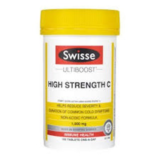 Swisse High Strength C วิตามินซีเข้มข้น EXP04/2026 (150 เม็ด) | Shopee ...