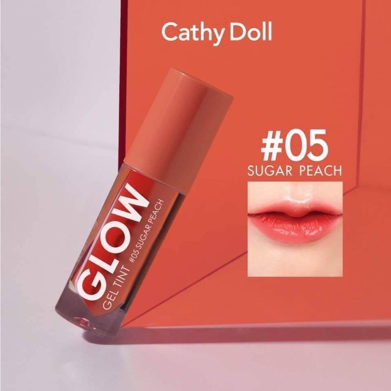 ลิป Cathy Doll Glow Gel Tint ทินท์ ลิปทิ้นท์ ลิปทินท์ เจลทินท์ ทินท์เจล ไบรท์วิน วิน win ...