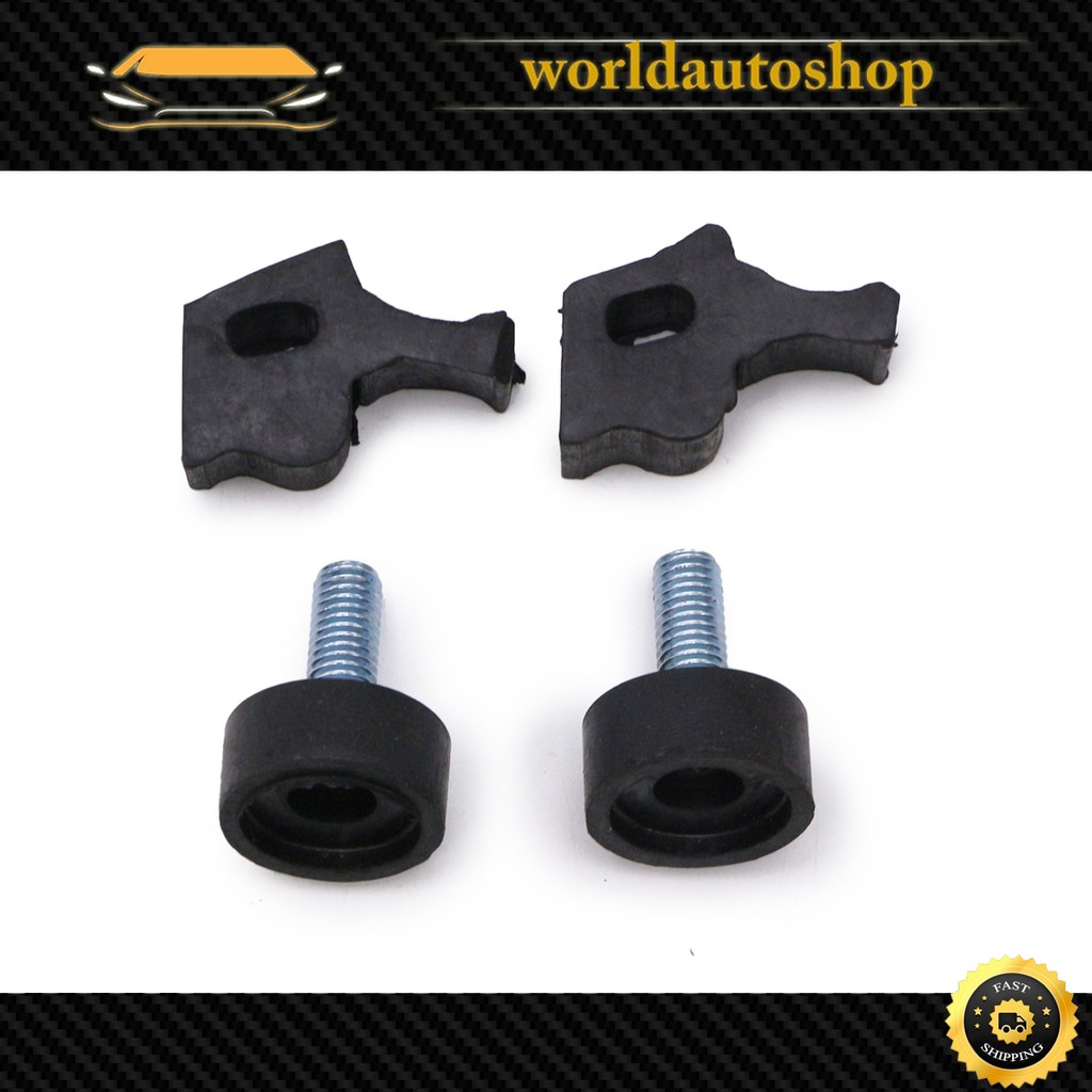 ยางรองฝากระโปรงหน้า+ข้าง 4ชิ้น สีดำ Toyota RN20 RN25 Pick UP ปี ...