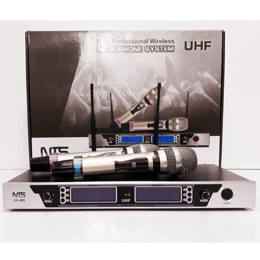 MICROPHONE ไมค์ลอยถือ UHF Professional wireless microphone UD-800 NTS ...