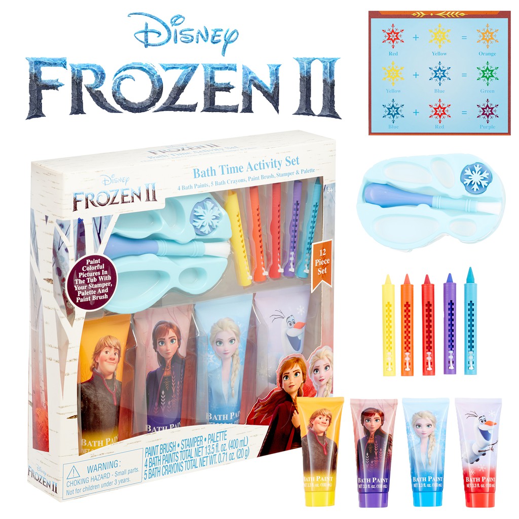 ชุดกิจกรรมอาบน้ำ Frozen II 12-Piece Bath Time Activity Set ราคา 790 บาท ...