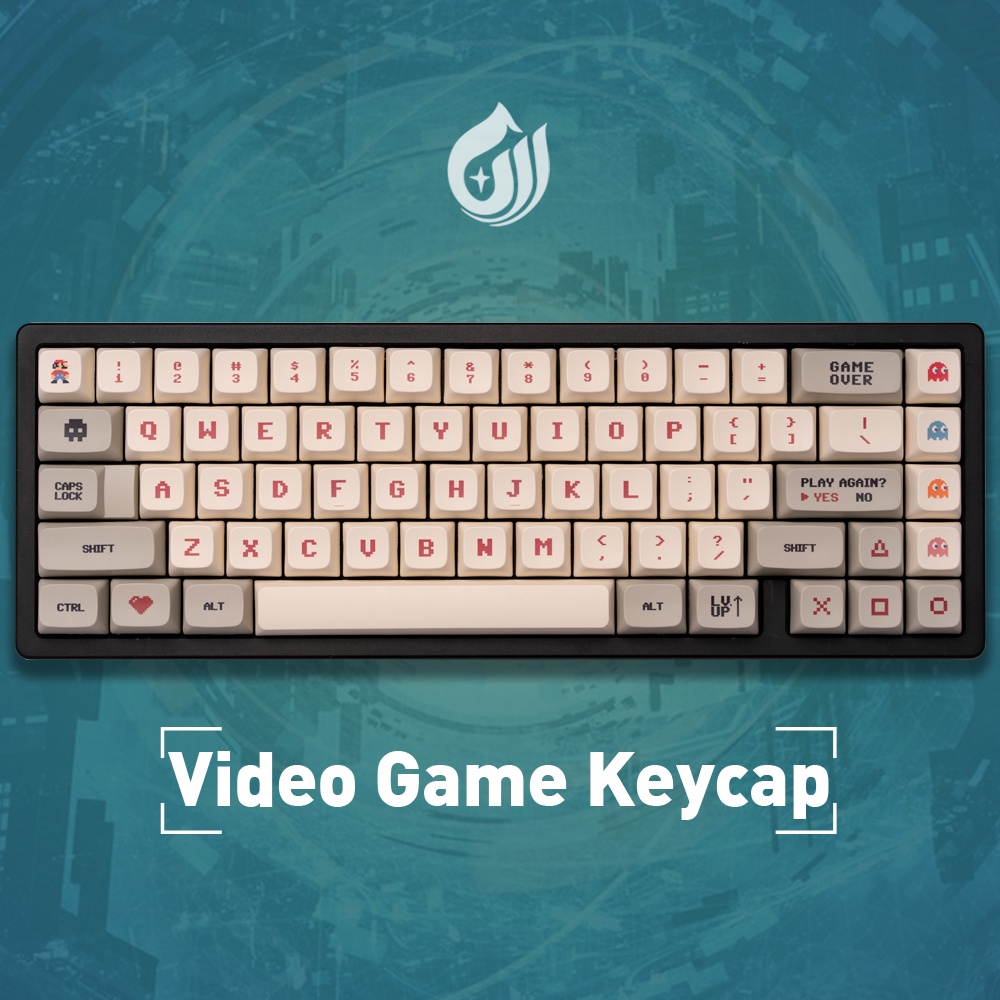 143 Keys Dye-Sub Video Game Keycap PBT Keycaps XDA Profile Keycap for ...