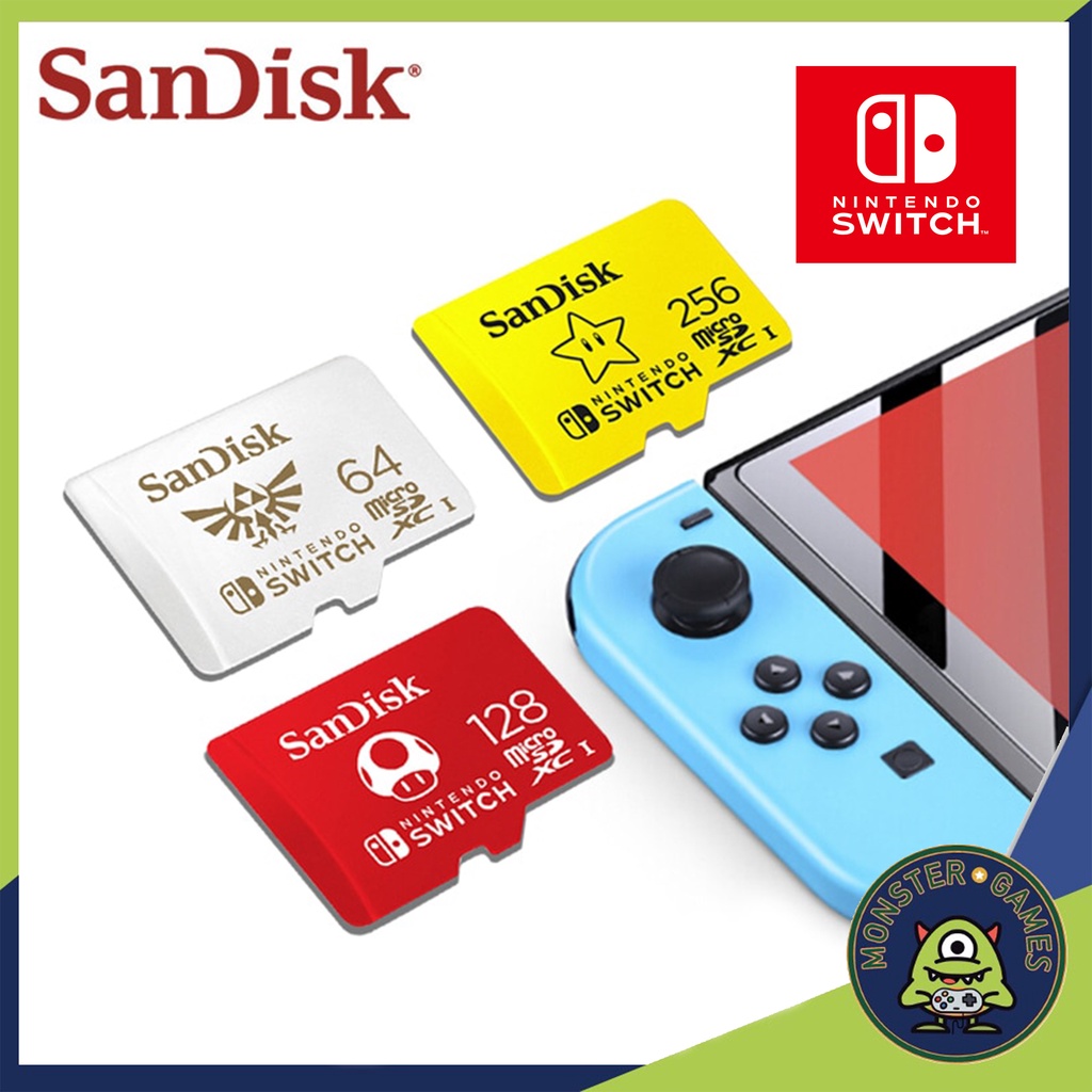 SanDisk microSD Card NSW 128GB 256GB 512GB (เมม switch)(Nintendo Switch ...