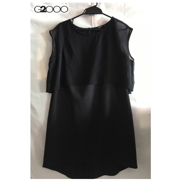 ชุดเดรสสั้นสีดำ G2000 สีดำไซส์ 38 | Shopee Thailand