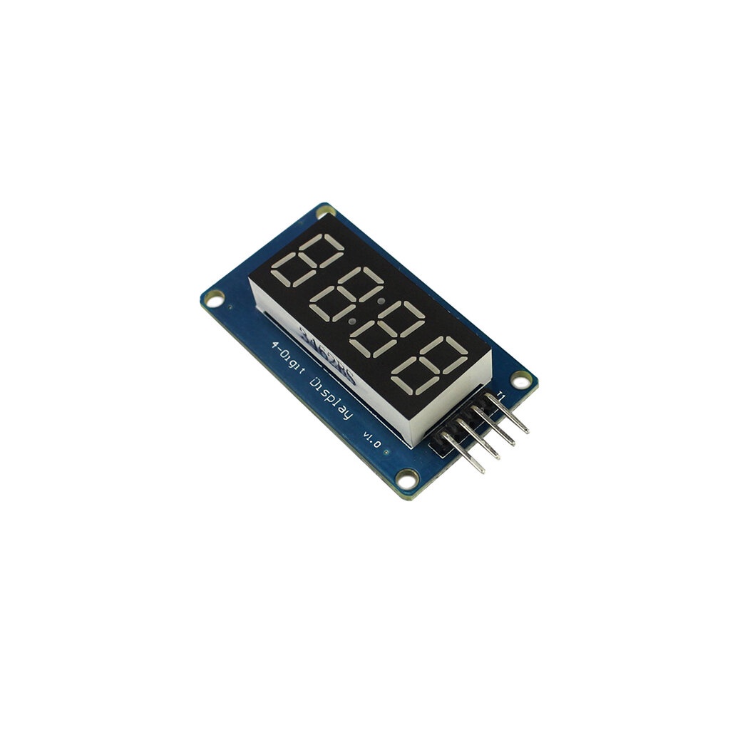 0.36" 4-Digit Seven-Segment LED Brightness Adjustable Display TM1637 ...