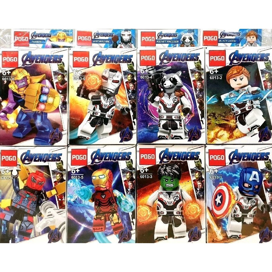เลโก้ตัวต่อ Super Hero MIX ยกเซ็ตแปดกล่อง 8 แบบ 6013 | Shopee Thailand