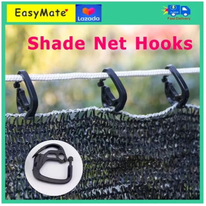 easymate50pcs 100 Pcs Shading Net Hooks Plastic Hanging Hooks for ...