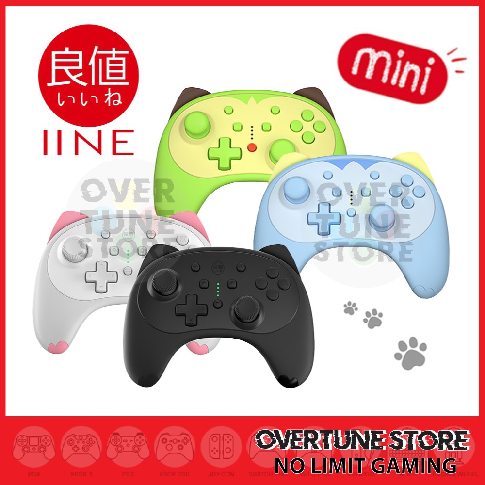 [พร้อมจัดส่ง] จอย Wireless Pro Controller Mini Cat Series สำหรับเครื่อง ...