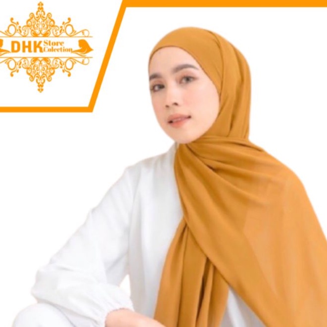 Dhk store pashmina diamond stretch/isabaya hijab ขนาด 180 x 75 ฮิญาบสี ...
