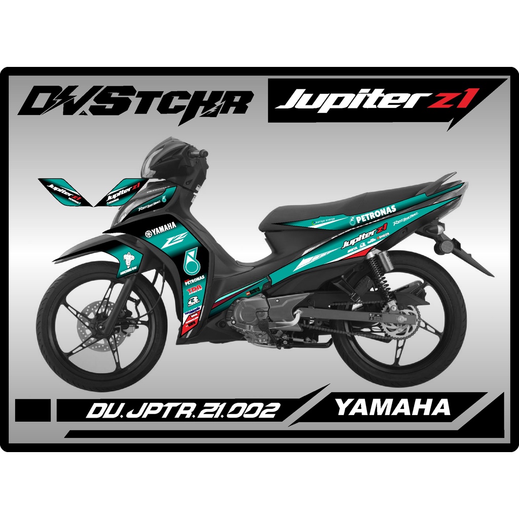 Semifull Striping Sticker Yamaha Jupiter Z1 PETRONAS-MOTONAS Jupiter Z1 ...
