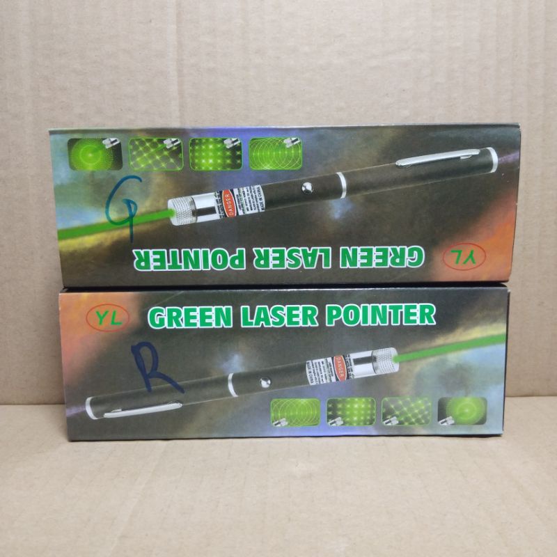 เลเซอร์ GREEN LASER POINTER 1000MW แสงสีเขียว/แสงสีแดง แถมถ่าน3A2ก้อน | Shopee Thailand