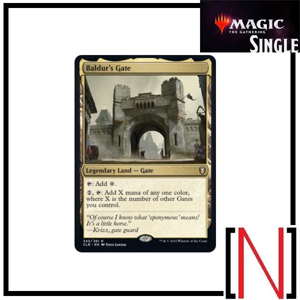 [MTG][Single][CLB] Baldur's Gate ระดับ Rare [ภาษาอังกฤษ] | Shopee Thailand