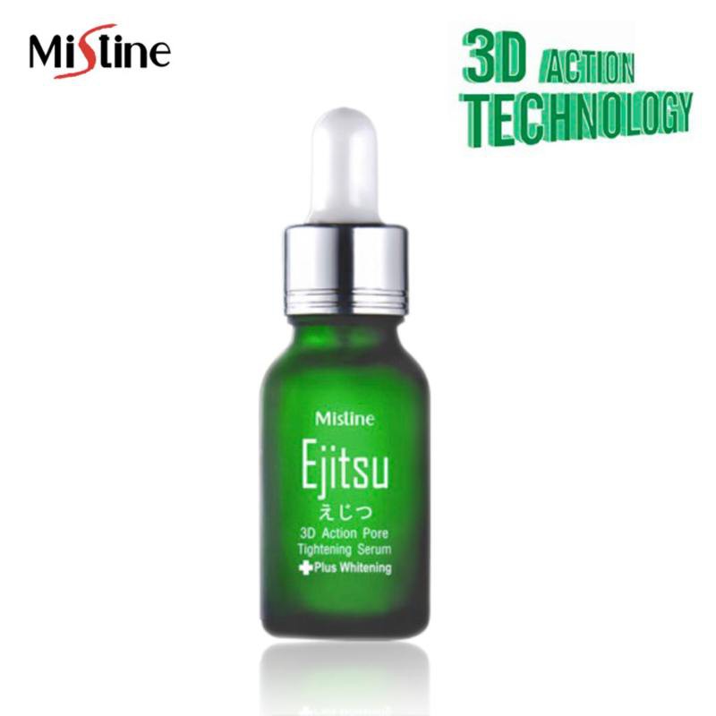 Mistine Ejitsu 3D Action Pore Tightening Serum plus Whitening 13.5 ml. มิสทีน เอจิตสึ ทรีดี ...