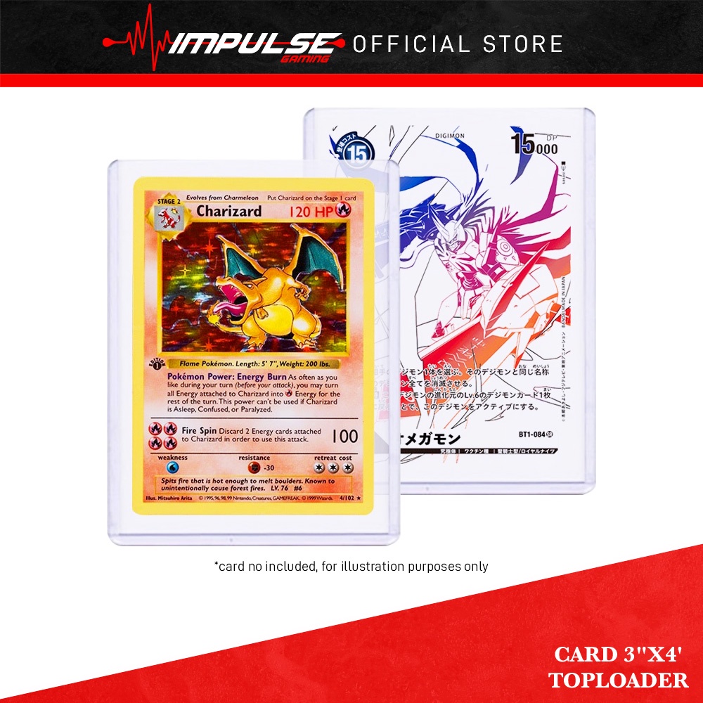 Toploader Top Loader Card ขนาดปกติ 35PT คุณภาพสูงสุด (3" x 4") สําหรับ ...