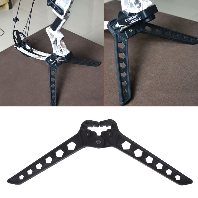 Compound Bow Stand Holder ยิงธนู Recurve Bow Bracket Kick Rack Support ...