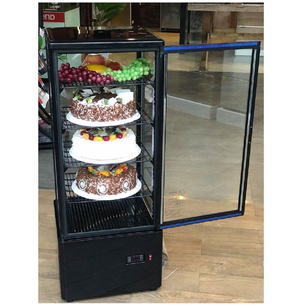 ตัวโชว์ ‼ TURBO ตู้โชว์เค้ก แช่เค้ก แช่เครื่องดื่ม รุ่น RE-XC-98L-BK ...