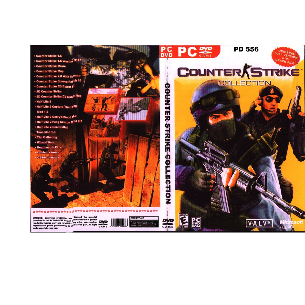 เกมพีซี COUNTER STRIKE COLLECTION - เกมหลายตัว - ดีวีดี 1 ตัว | Shopee ...