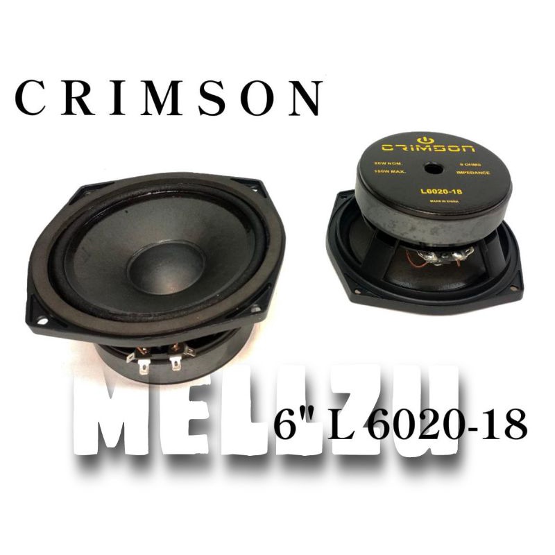 ส่วนประกอบซับวูฟเฟอร์ Crimson L6020-18 Original Sub 6 นิ้ว 150 วัตต์ ...