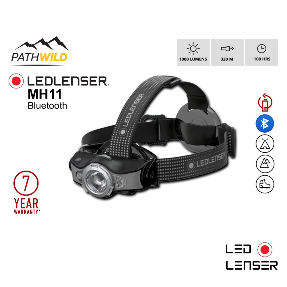 ไฟฉายคาดหัว LEDLENSER MH11 RECHARGEABLE HEADLAMP | Shopee Thailand