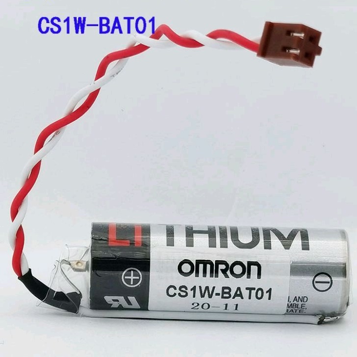 CS1W-BAT01 OMRON แบตเตอรี่ลิเธียมสำหรับ Omron PLC Toshiba ER17500V 3.6V ...