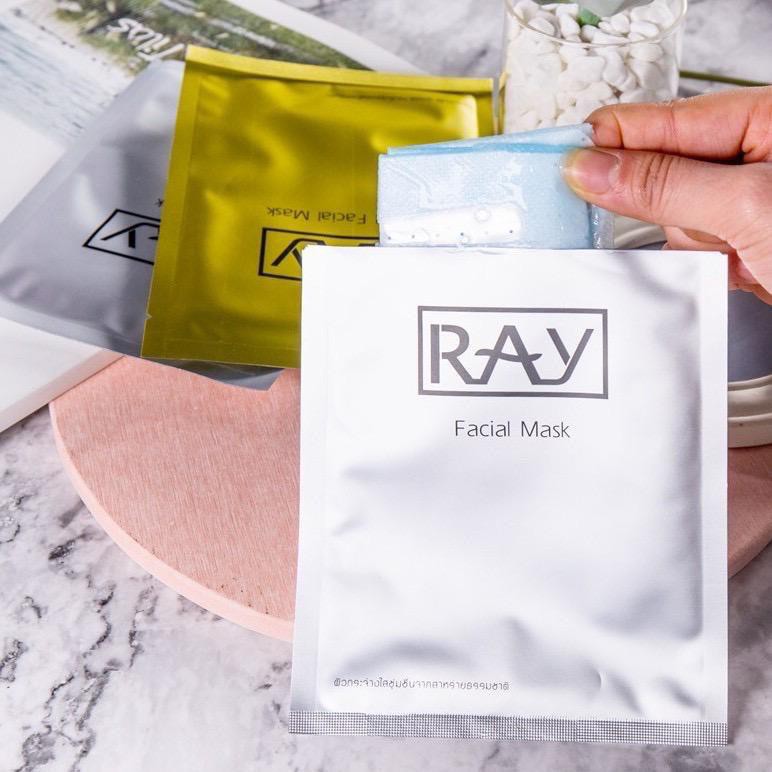 มาร์คหน้า RAY สีเงิน สีทอง [1กล่อง] Facial Mask สีเงิน สีทอง | Shopee ...