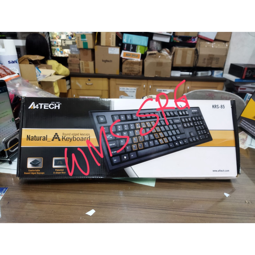 A4TECH KRS-85 คีย์บอร์ด PS2 คีย์บอร์ด | Shopee Thailand