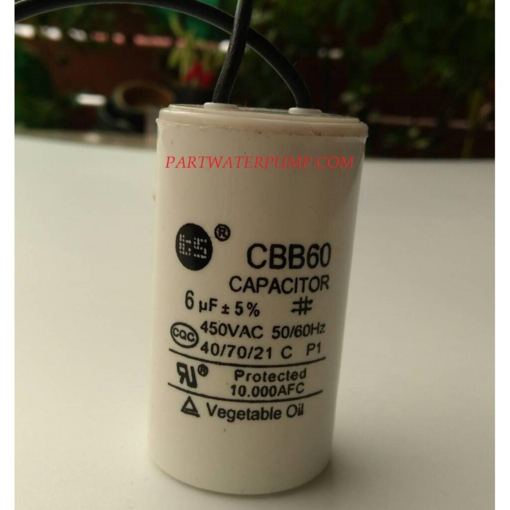 คาปาซิเตอร์ TS 6uF 450V. CAPACITOR 6uF 450V. (ชนิดสาย) | Shopee Thailand