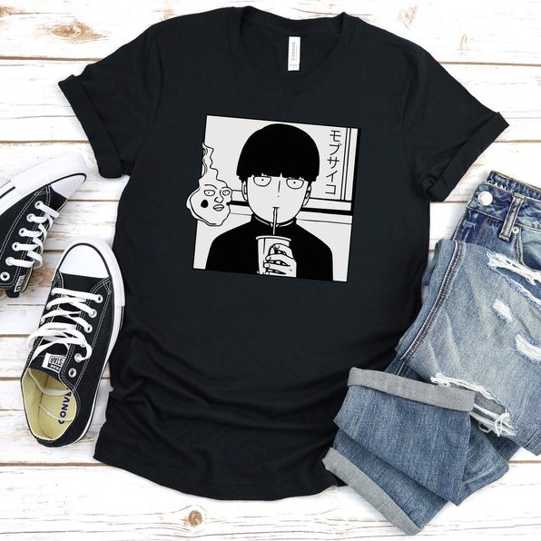 เสื้อยืด Mob Psycho 100 Shirt, ,Mob Psycho Shirt,Reigen,Japanese Shirt ...