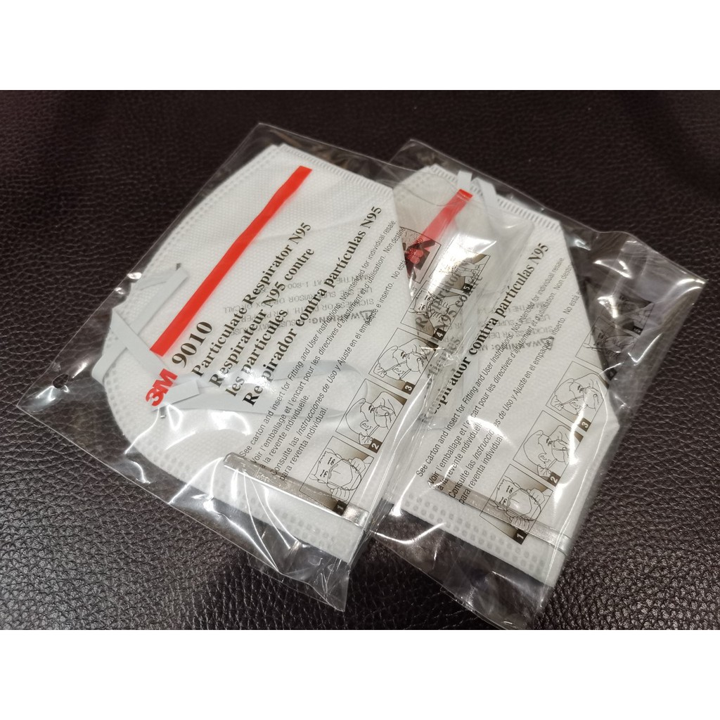 พร้อมส่ง 3M แท้ 100% N95 หน้ากากอนามัย รุ่น 9010 ป้องกันฝุ่นละอองมาตรฐาน PM 2.5 | Shopee Thailand