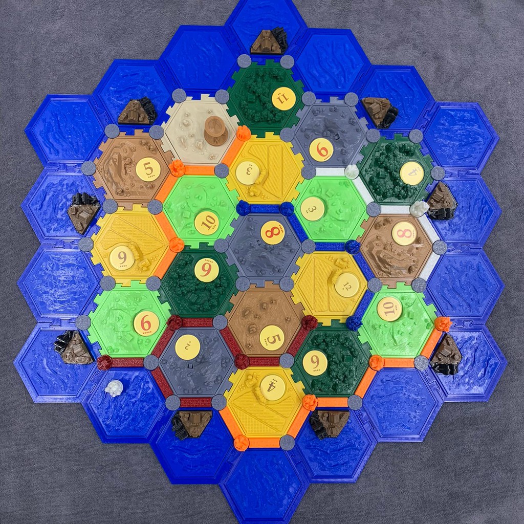 Catan Boardgame: 3D Tiles for Settler of Catan | Shopee Thailand
