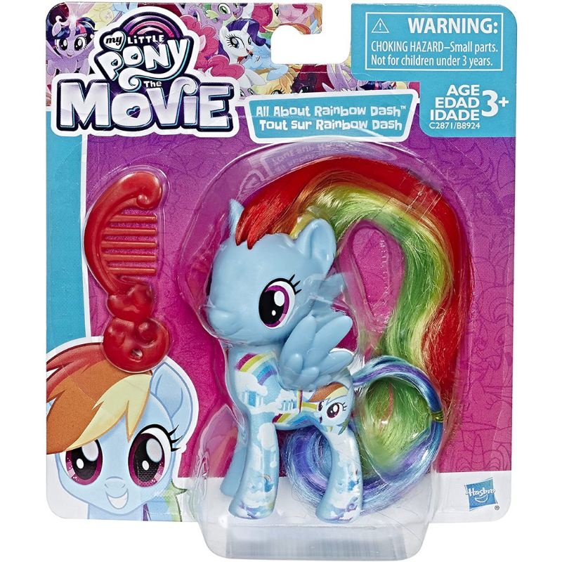 My Little Pony The Movie All About Rainbow Dash C2871/B8924 Hasbro ...