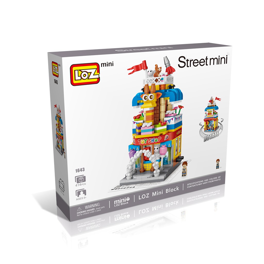 ตัวต่อ ชุด Street Mini : LOZ 1643 จำนวนตัวต่อ 414 ชิ้น | Shopee Thailand