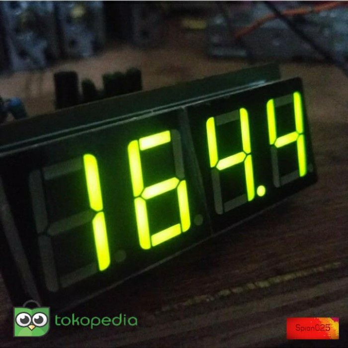 Stabilo HIJAU Digital Frequency FM Display Counter - 4 หลัก สีเหลือง (Licker Green) | Shopee ...
