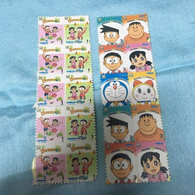 Stamp 7-11 แสตมป์เซเว่น แสตมป์7-11 แลกของพรีเมี่ยม โดราเอมอน โดเรมอน ...