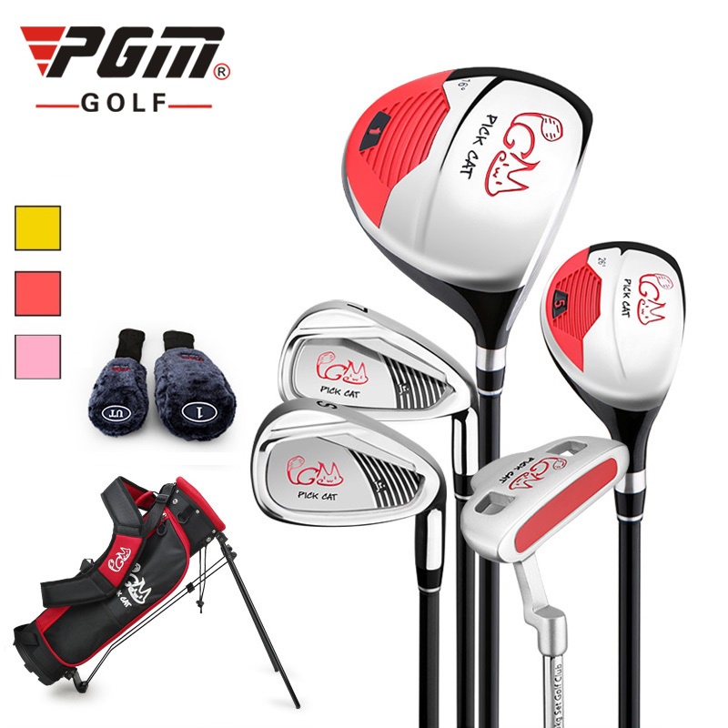 Pgm PICK CAT Series Junior ไม้กอล์ฟ พร้อมถุงกอล์ฟ สําหรับเด็กผู้ชาย ...