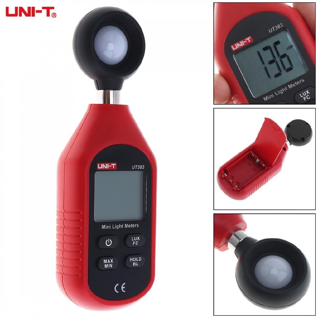 UNI-T UT383 /UT383BT / UT382 / UT383S Mini Light Meter เครื่องวัด ...