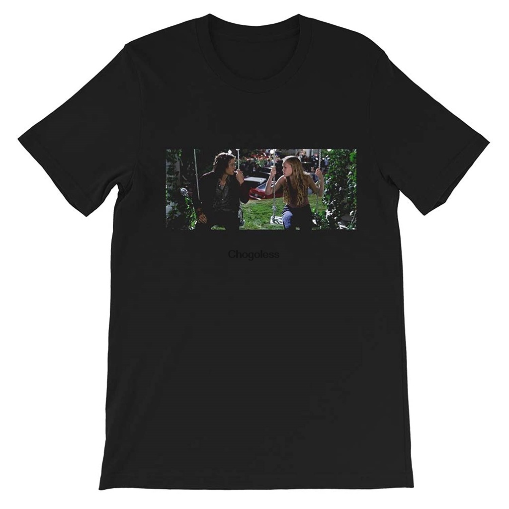 ขายปีใหม่เสื้อยืด พิมพ์ลาย 10 Things I Hate About You Julia Stiles