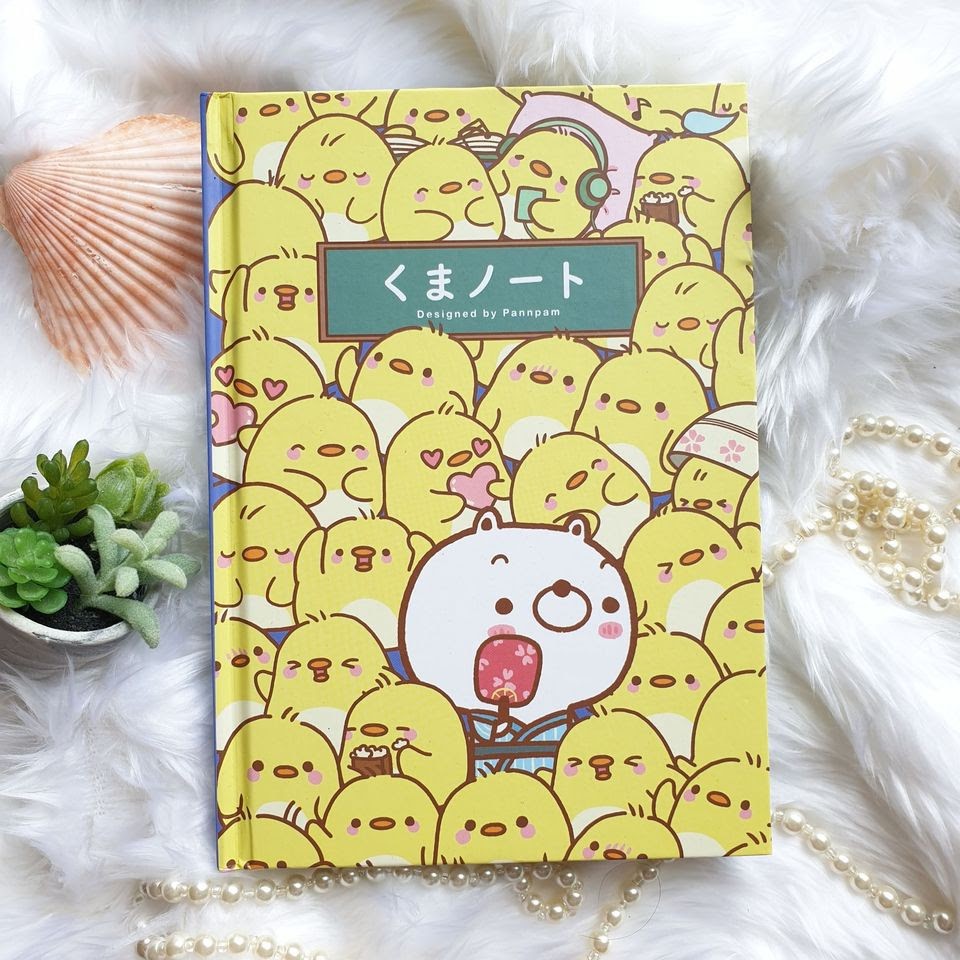 สมุด Kuma Note: bon odori (การเต้นรำ) ปกสีเหลือง สมุดวาดภาพ สมุดโน๊ต | Shopee Thailand