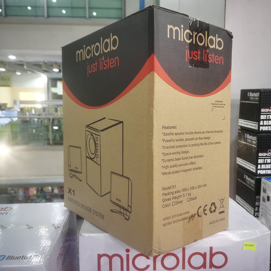 ลำโพง บลูทูธ Microlab X1 BT พร้อมซัฟวูฟเฟอร์ ระบบ 2.1 ของแท้ สินค้ารับ ...